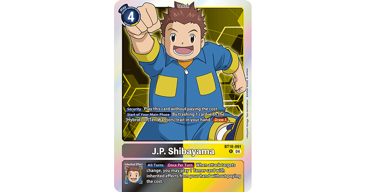 BT18-091 R J.P. Shibayama