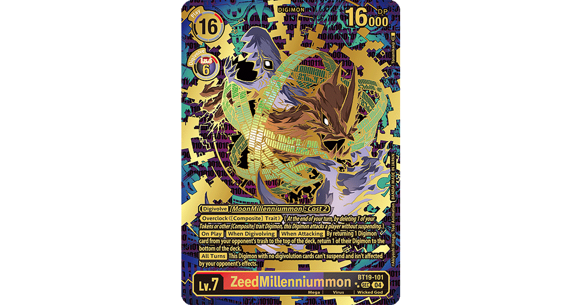 BT19-101 (Rare Pull) ZeedMillenniummon