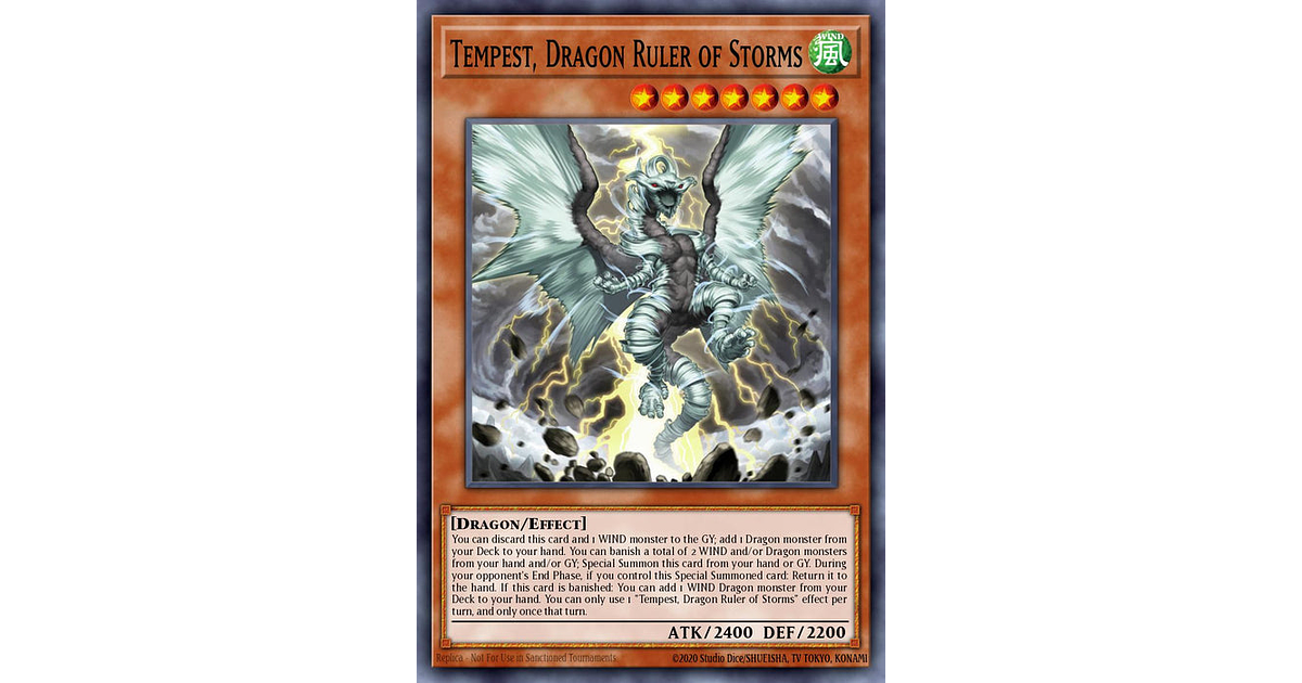 Tempest, Dragon Ruler of Storms - RA03-EN011 - Secret Rar...
