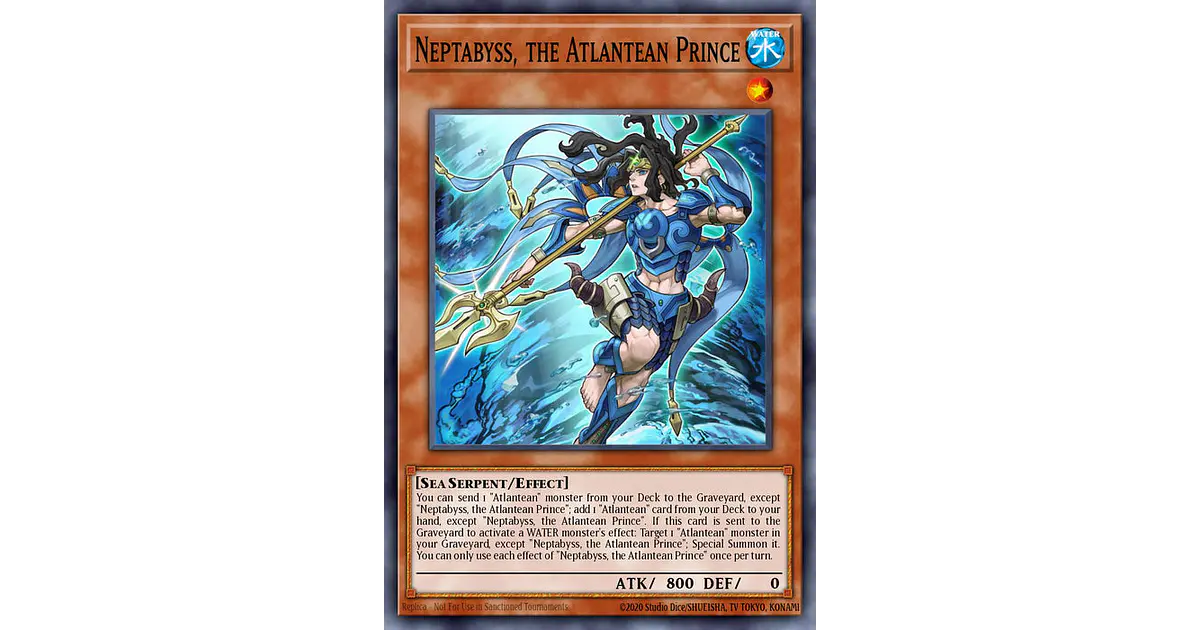 Neptabyss, the Atlantean Prince - RA03-EN013 - Platinum S...