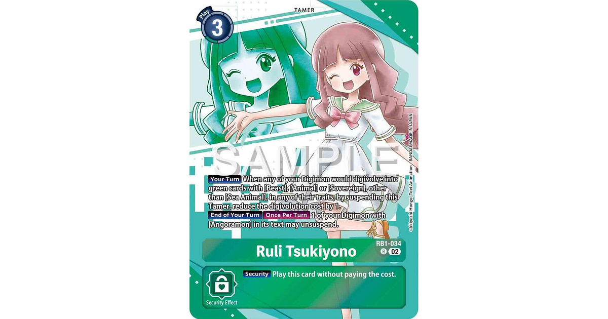RB1-034 (Alternate Art) Ruli Tsukiyono