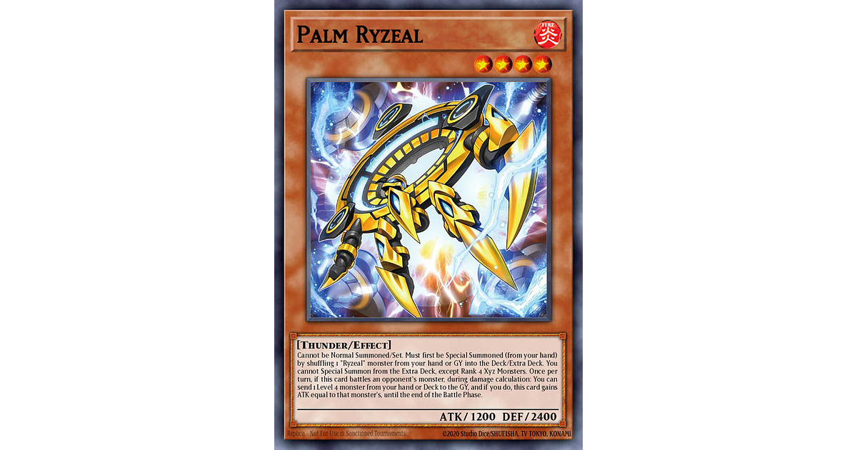 Palm Ryzeal - CRBR-EN005 - Rare 1st Edition