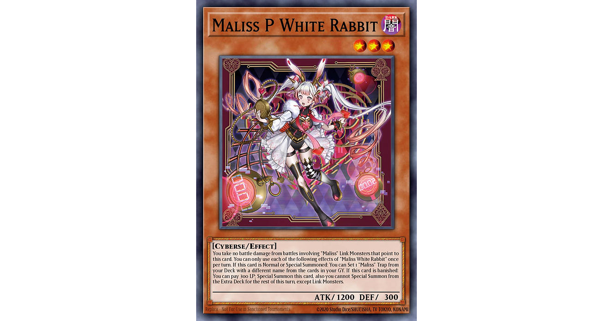 Maliss P White Rabbit - CRBR-EN015 - Ultra Rare 1st Edition