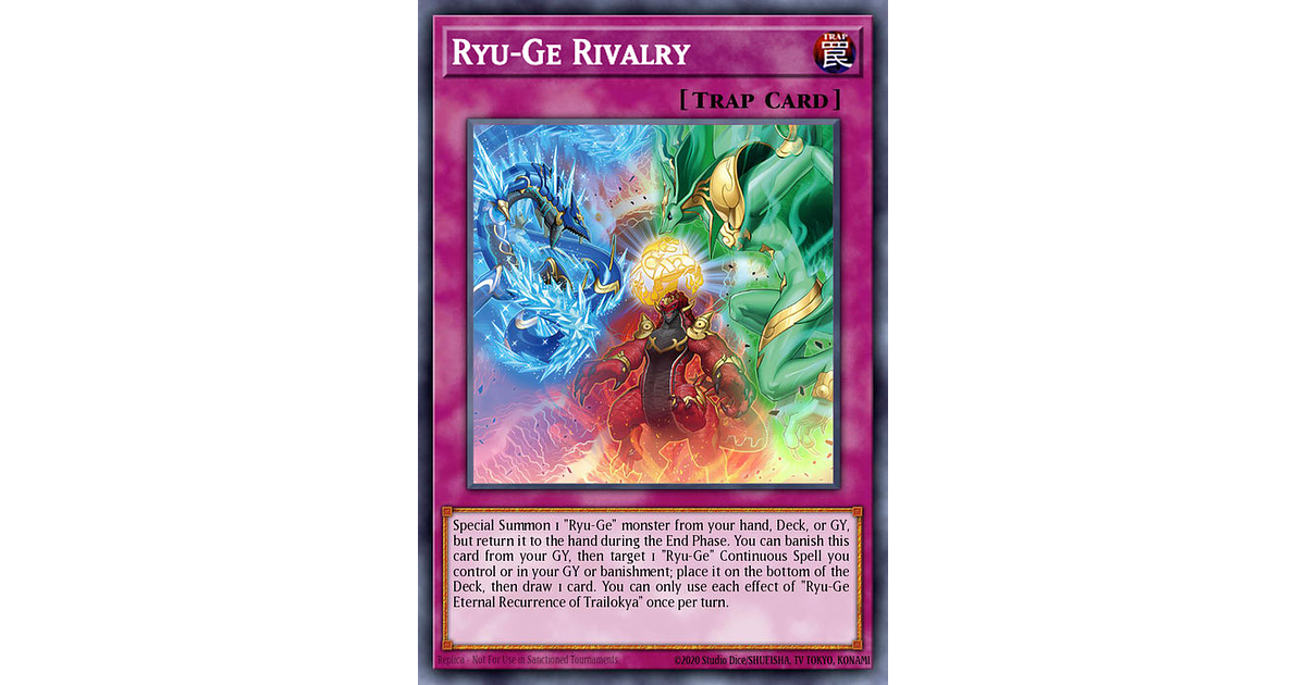 Ryu-Ge Rivalry - CRBR-EN040 - Rare 1st Edition