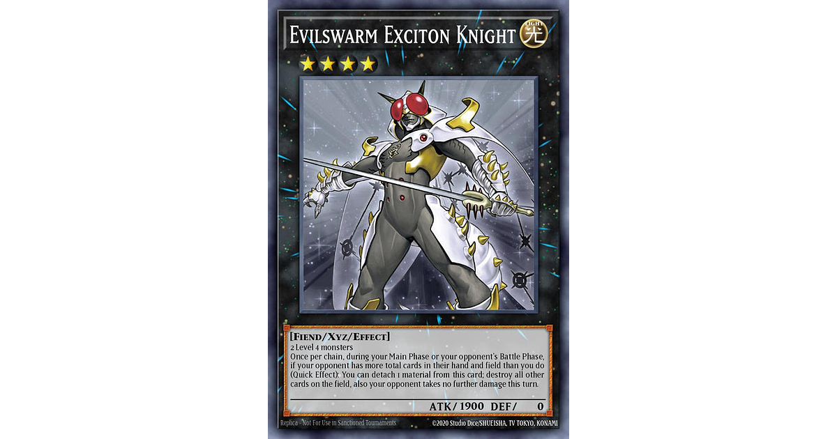 Evilswarm Exciton Knight - CRBR-EN048 - Rare 1st Edition