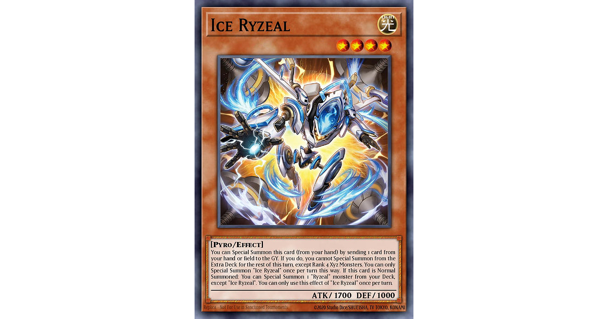 Ice Ryzeal - CRBR-EN003 - Quarter Century Secret Rare 1st...