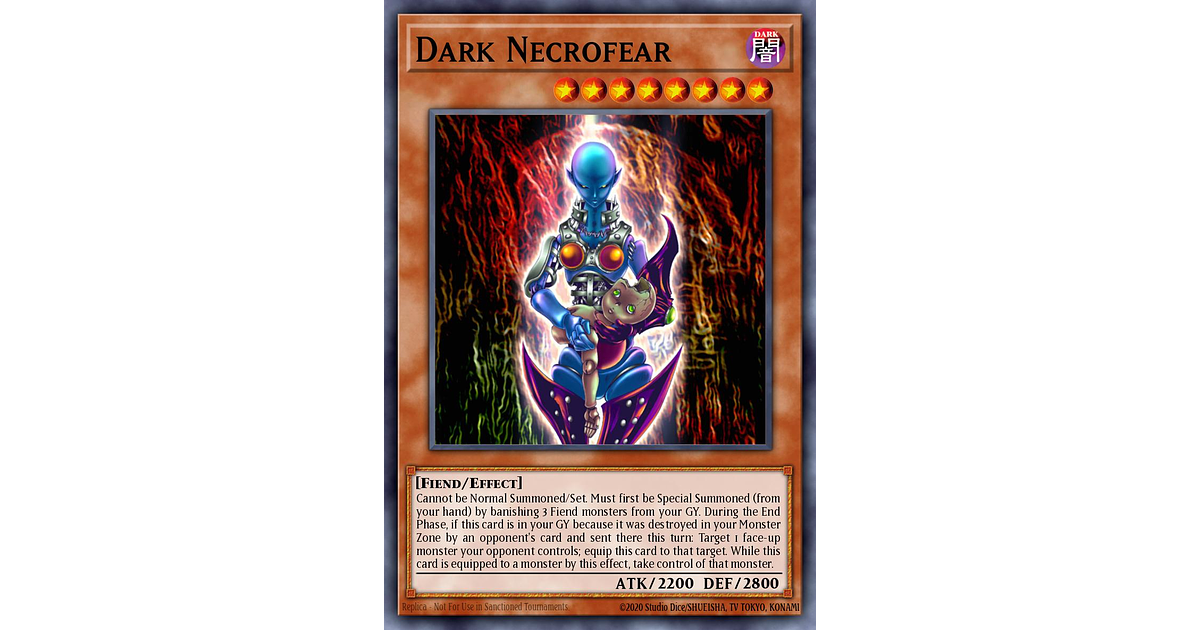Dark Necrofear - SBC2-ENE01 - Prismatic Secret Rare 1st E...