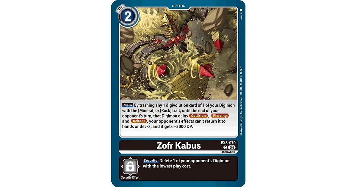 EX8-070 C Zofr Kabus