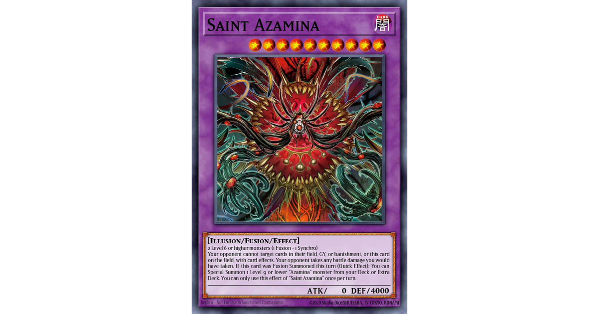 Saint Azamina - SUDA-EN036 - Secret Rare 1st Edition