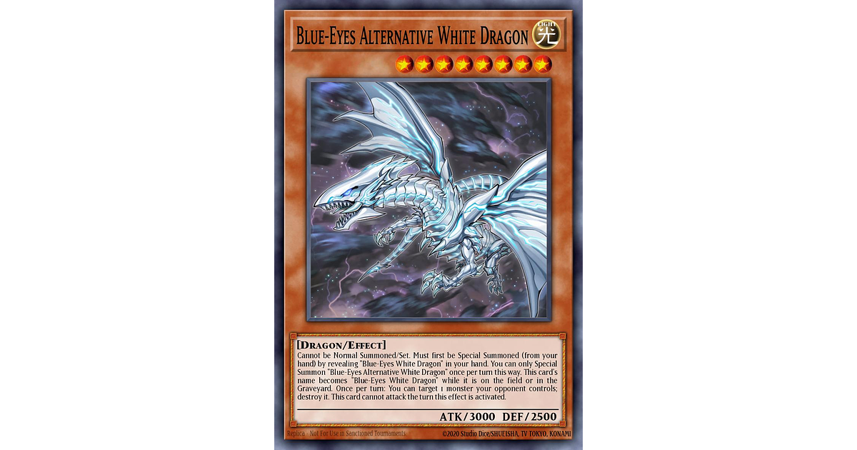 Blue-Eyes Alternative White Dragon - SDWD-EN005 - Common ...