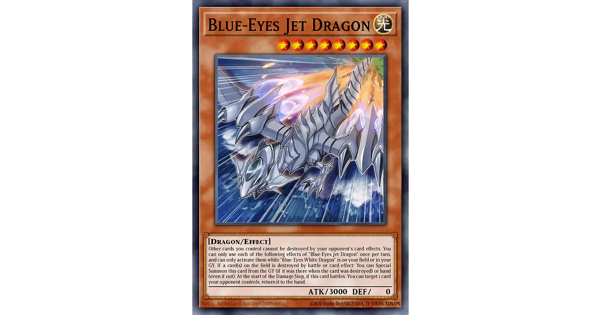 Blue-Eyes Jet Dragon - SDWD-EN006 - Common 1st Edition