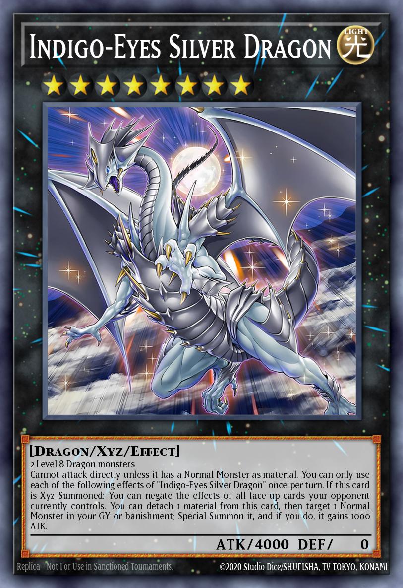 Indigo-Eyes Silver Dragon - SDWD-EN032 - Ultra Rare 1st E...