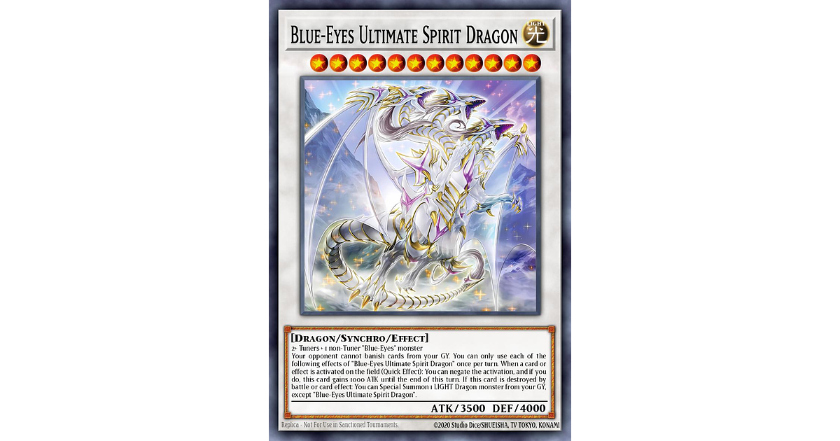 Blue-Eyes Ultimate Spirit Dragon - SDWD-EN043 - Ultra Rar...