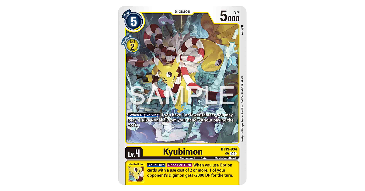 BT19-034 C Kyubimon