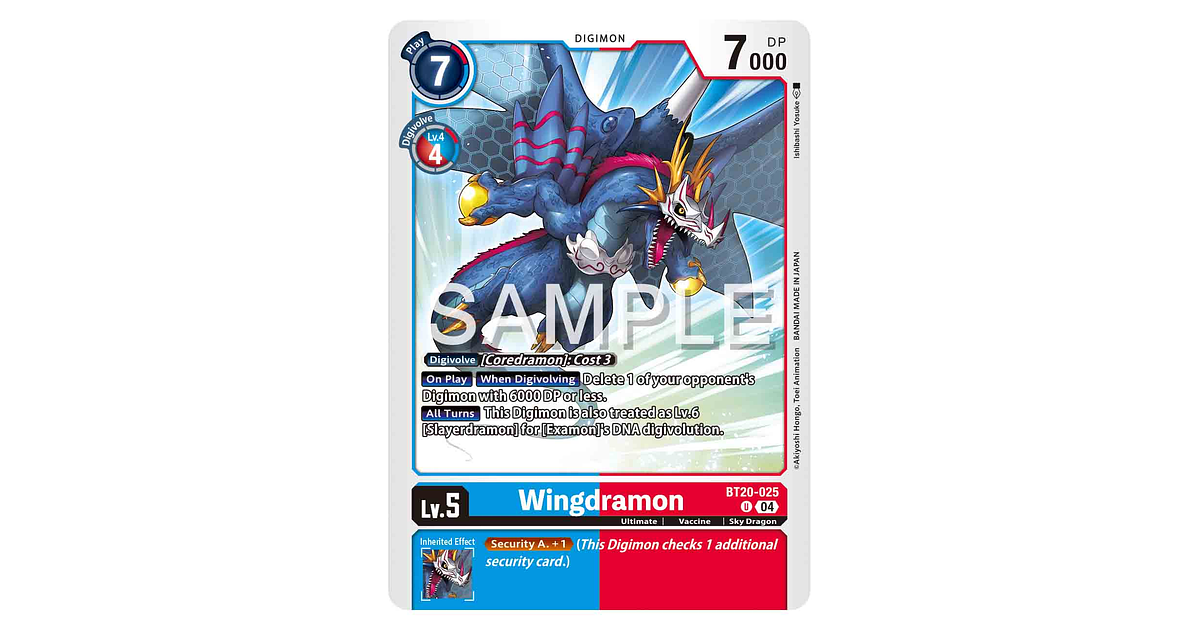 BT20-025 U Wingdramon