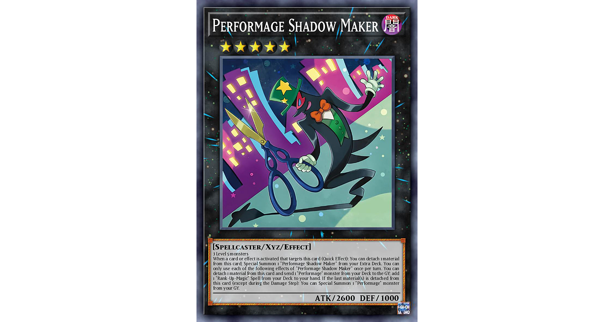Performage Shadow Maker - MZTM-EN054 - Super Rare 1st Edi...