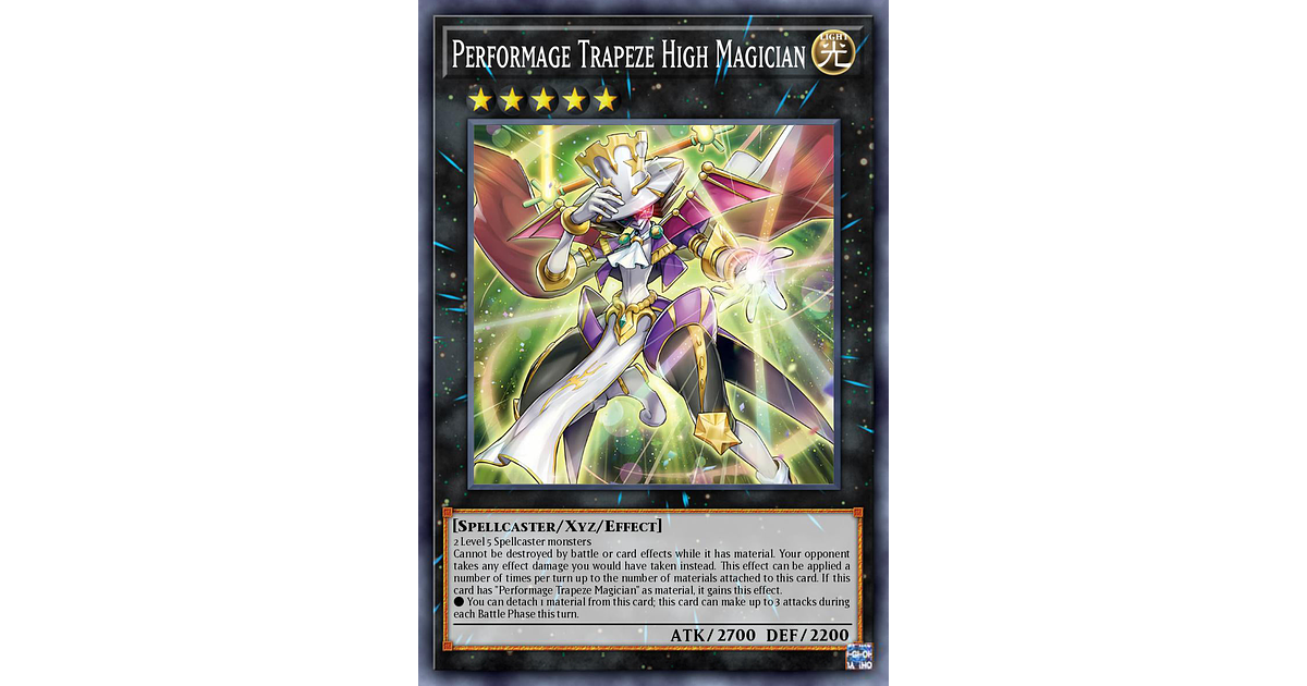 Performage Trapeze High Magician - MZTM-EN055 - Super Rar...