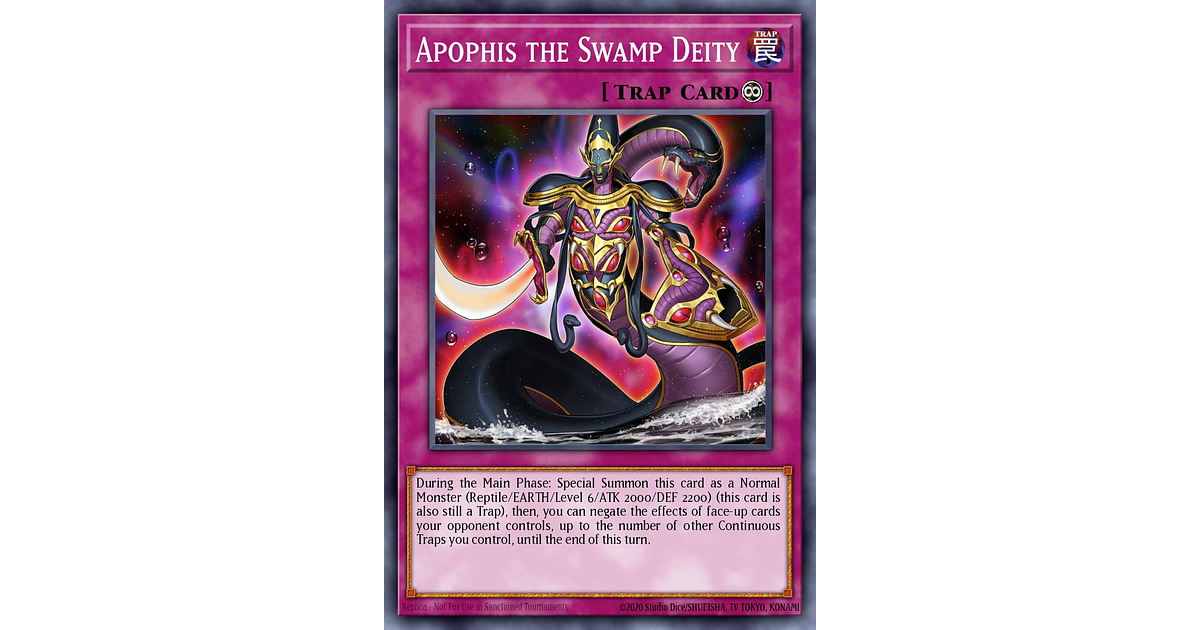 Apophis the Swamp Deity - MZTM-EN110 - Rare 1st Edition