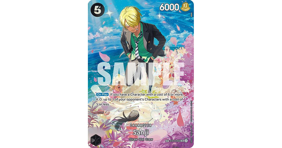 ST14-003 (Alternate Art) Sanji (SP)