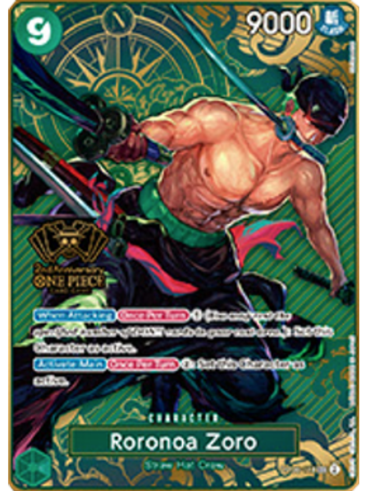 OP06-118 (Alternate Art) Roronoa Zoro