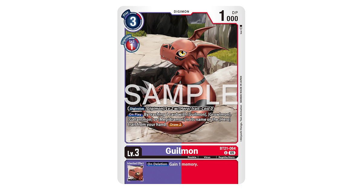 BT21-064 U Guilmon