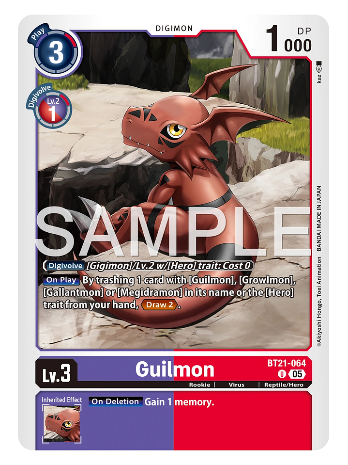 BT21-064 U Guilmon