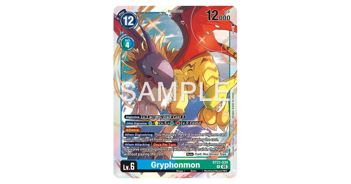BT21-039 R Gryphonmon