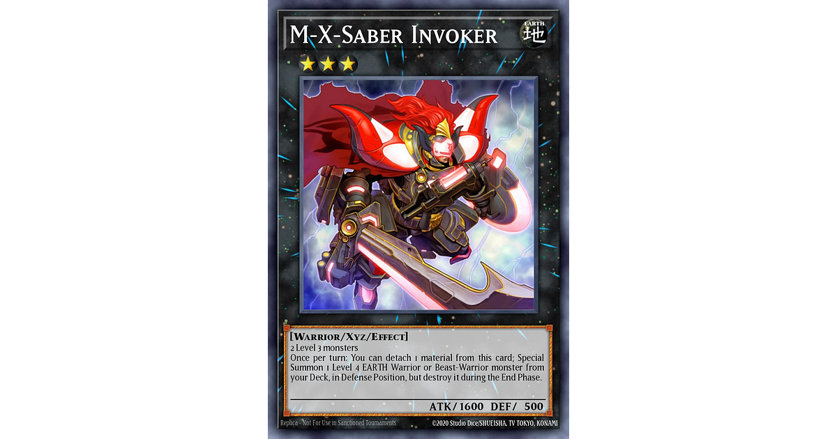 M-X-Saber Invoker - RA04-EN169 - Quarter Century Secret Rare