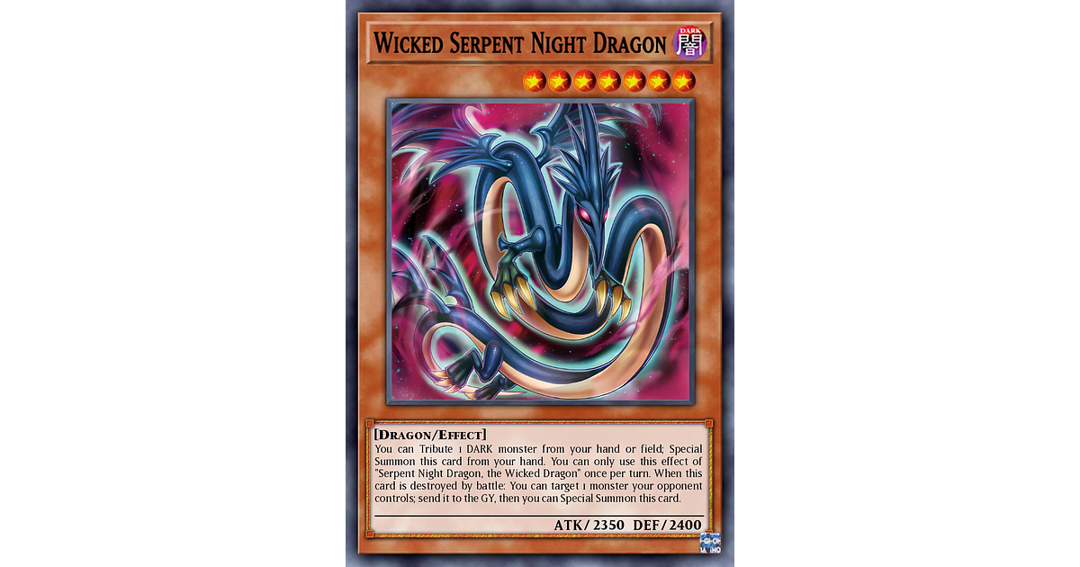 Wicked Serpent Night Dragon - ALIN-EN031 - Common 1st Edi...