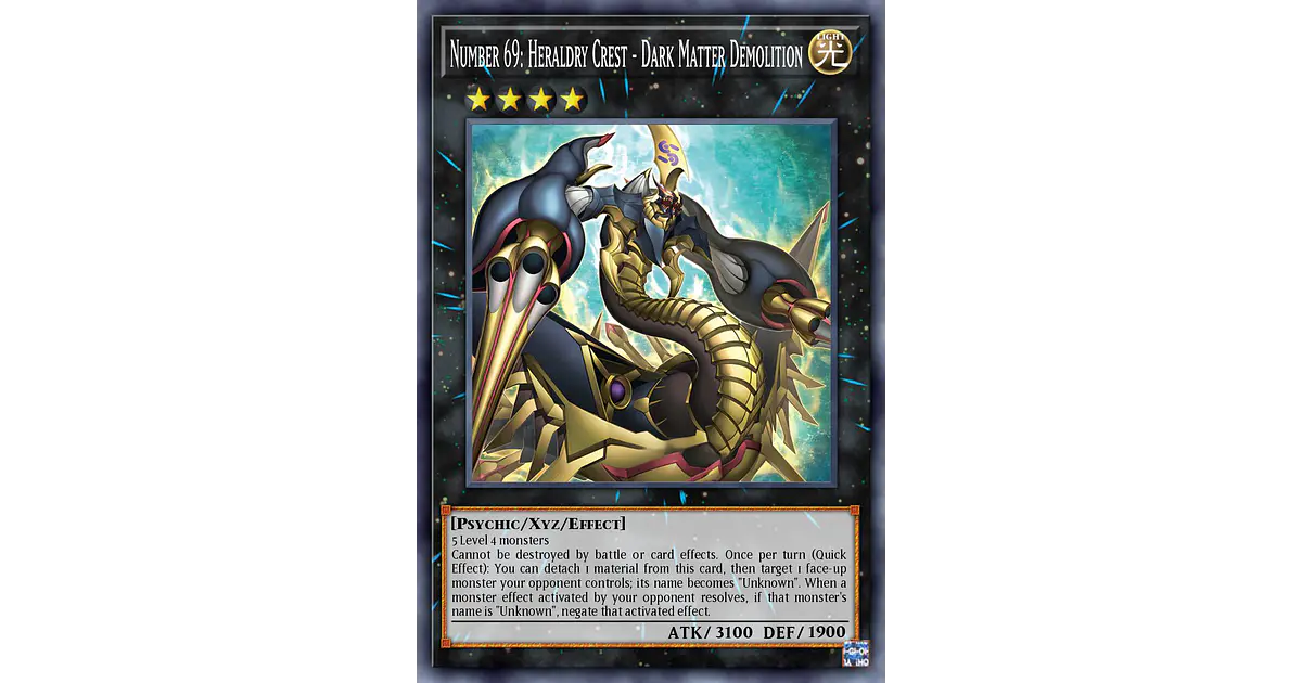 Number 69: Heraldry Crest - Dark Matter Demolition - ALIN...