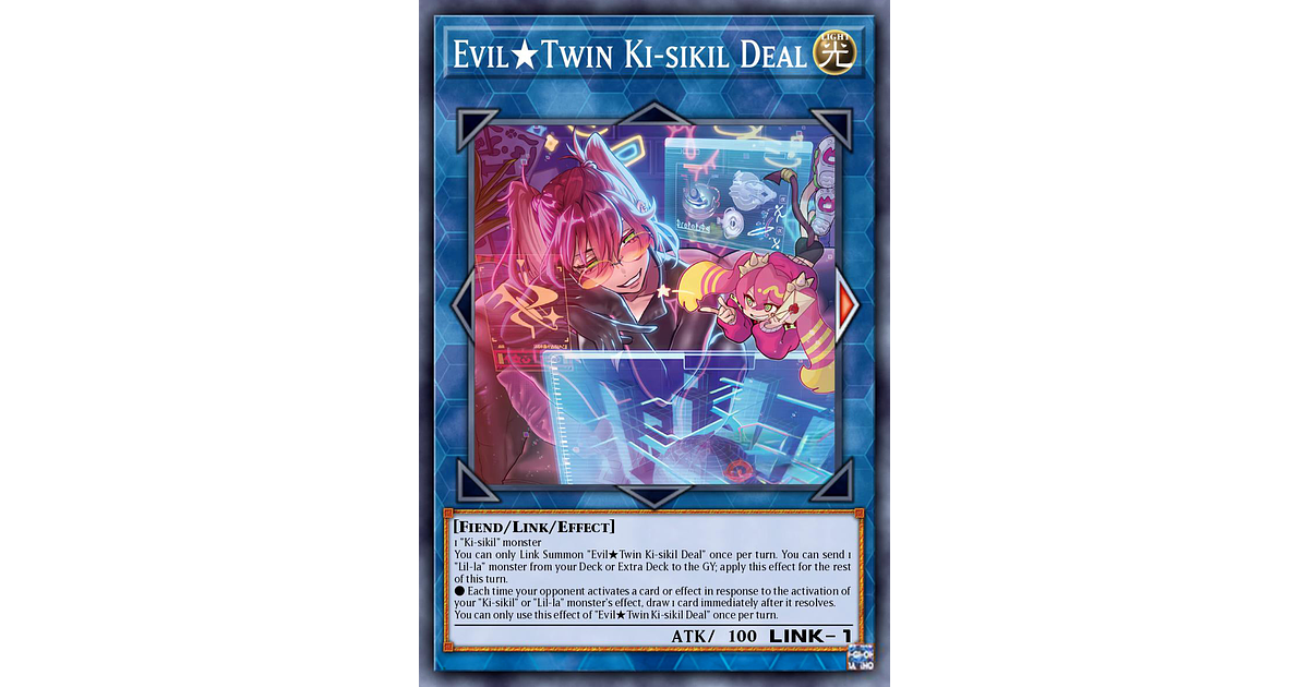 Evil★Twin Ki-sikil Deal - ALIN-EN052 - Super Rare 1st Edi...
