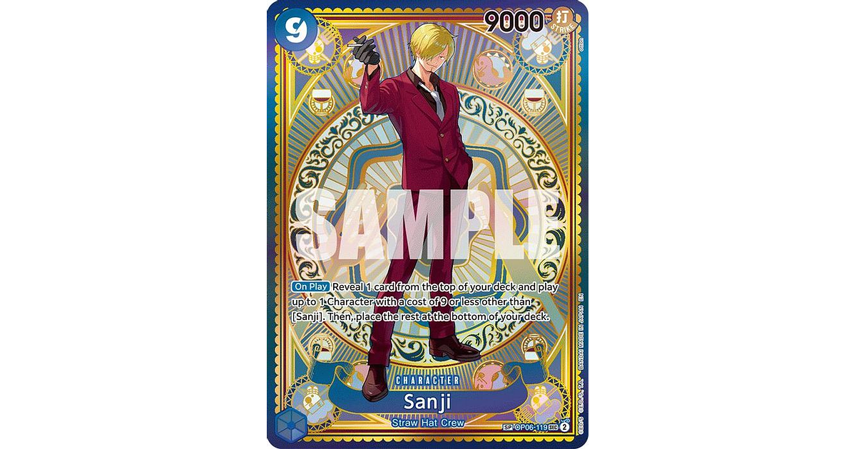 OP06-119 (Special Rare) Sanji (SP)