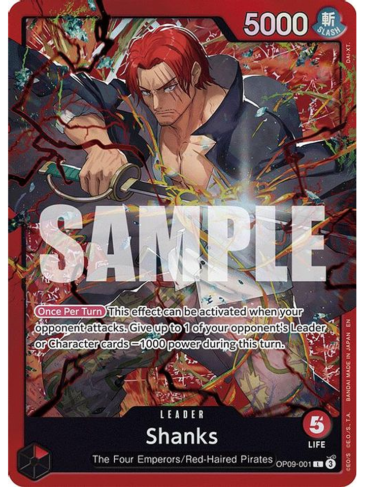 OP09-001 L Shanks (Reprint) (ST23)
