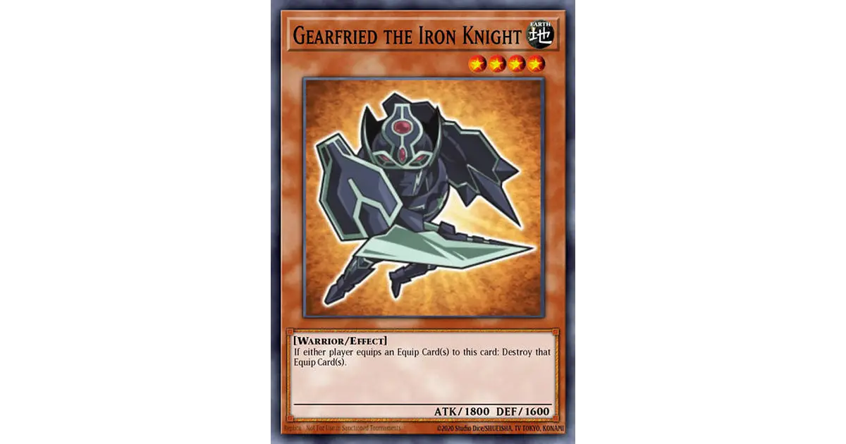 Gearfried the Iron Knight - BLMM-EN004 - Secret Rare 1st ...