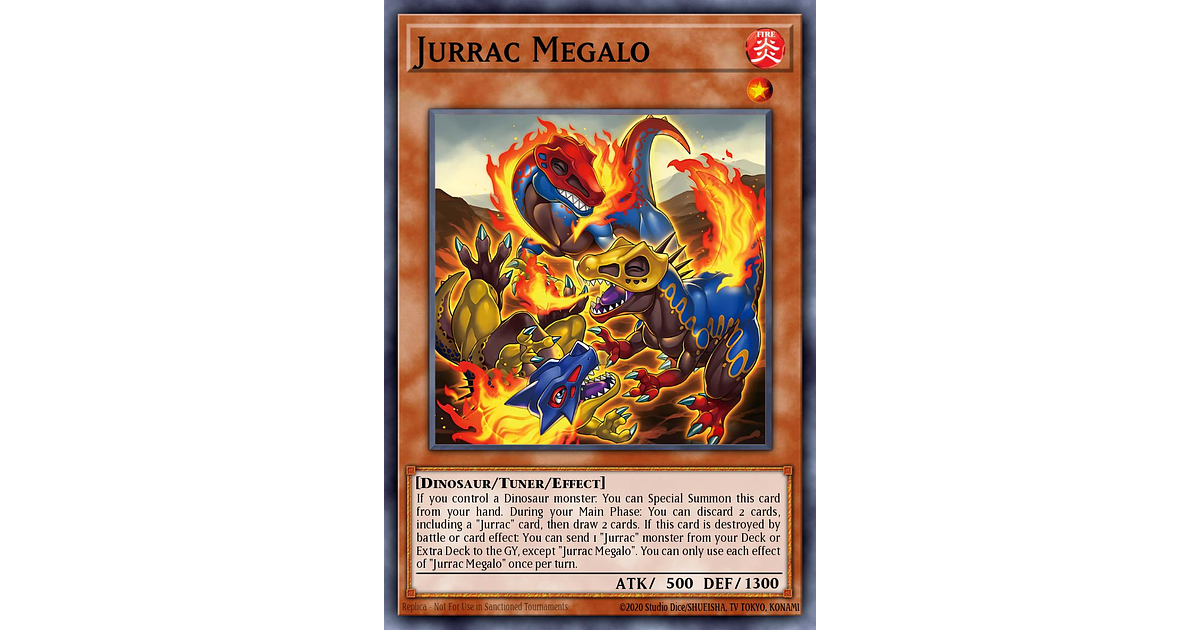 Jurrac Megalo - BLMM-EN016 - Ultra Rare 1st Edition