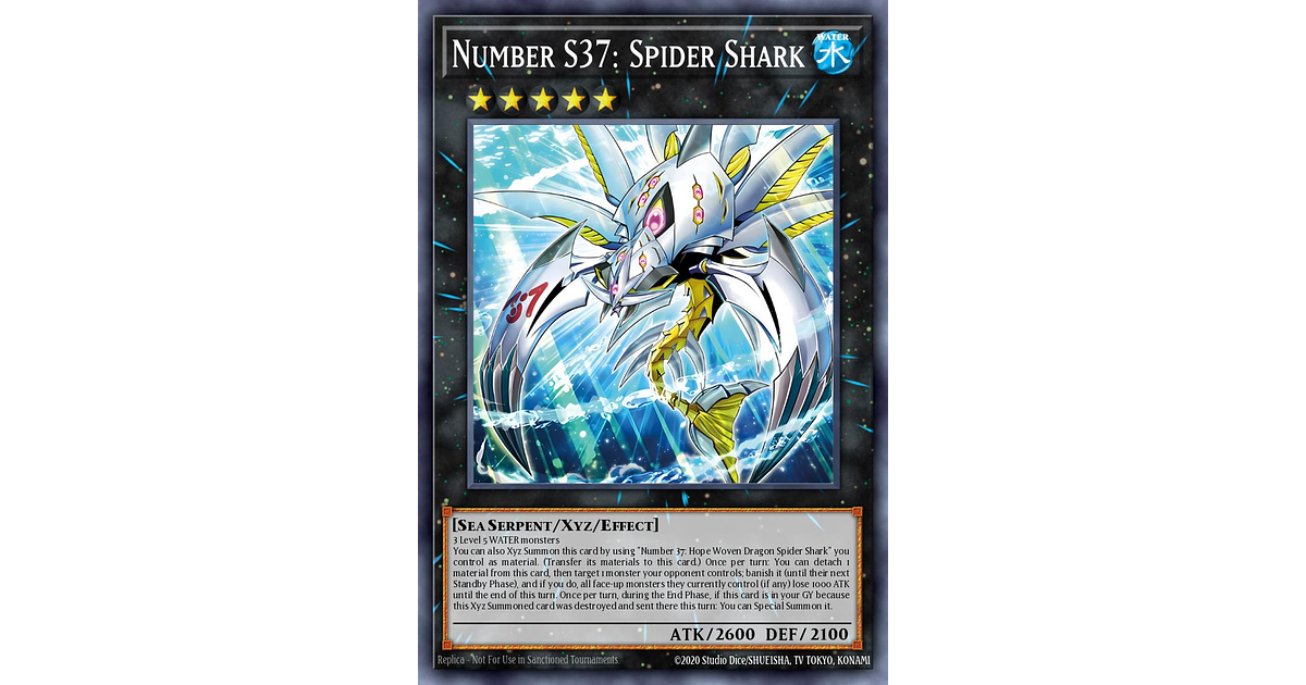 Number S37: Spider Shark - BLMM-EN037 - Ultra Rare 1st Ed...