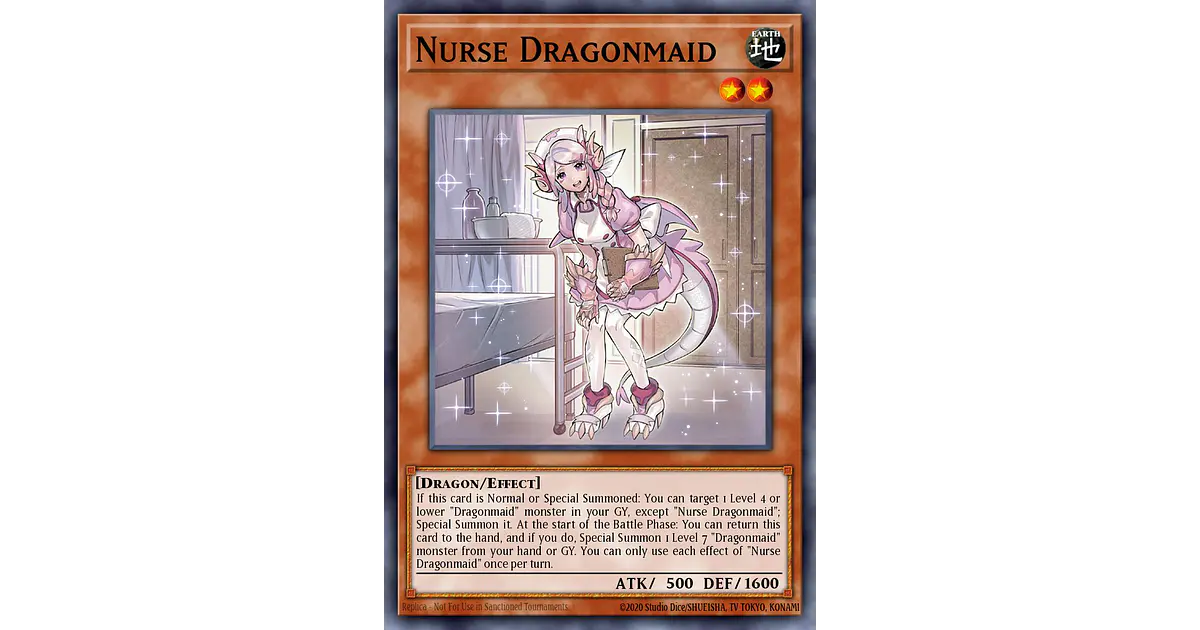 Nurse Dragonmaid - BLMM-EN054 - Ultra Rare 1st Edition
