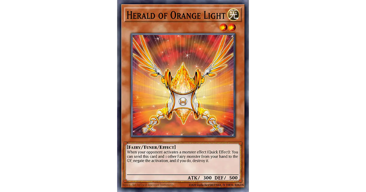 Herald of Orange Light - BLMM-EN103 - Starlight Rare 1st ...
