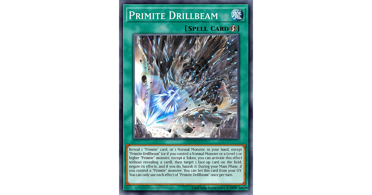 Primite Drillbeam - BLMM-EN173 - Secret Rare 1st Edition
