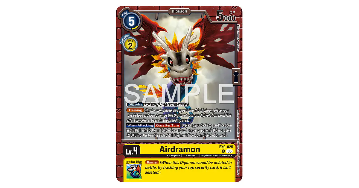 EX9-025 U Airdramon