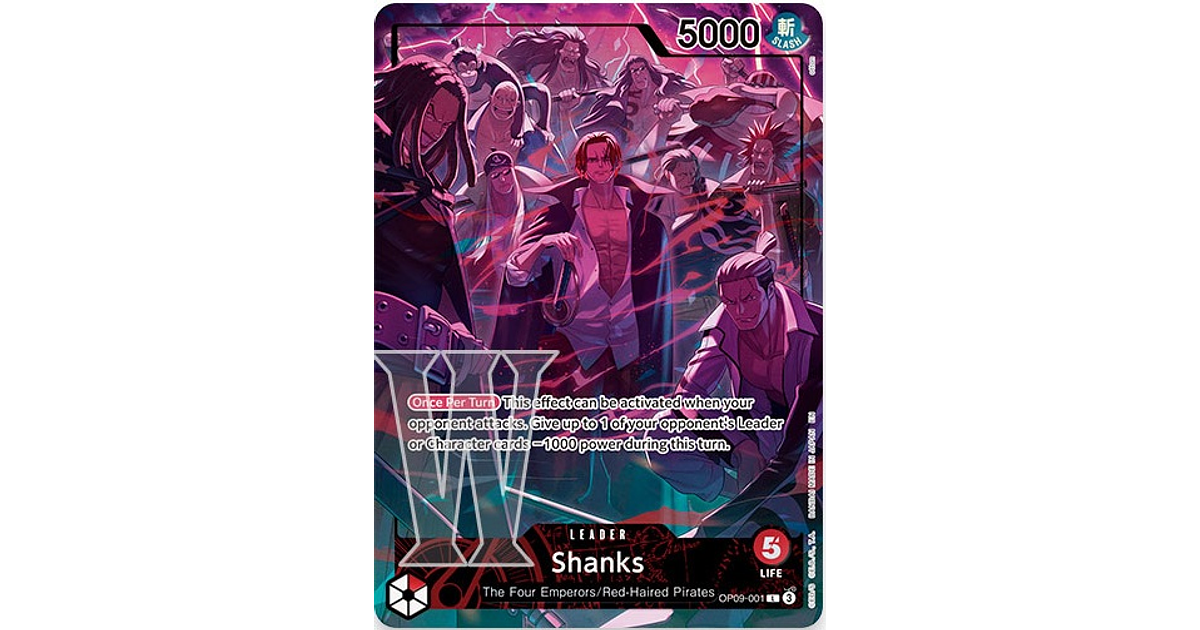 OP09-001 (Alternate Art) Shanks
