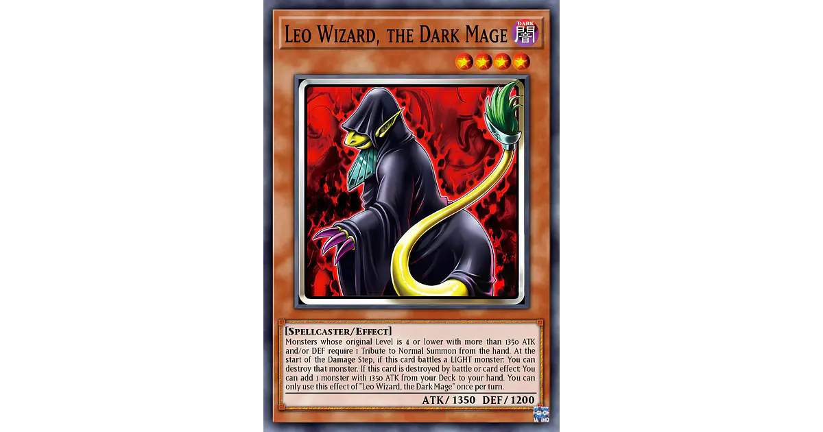 Leo Wizard the Dark Fiend - DUAD-EN027 - Common 1st Edition