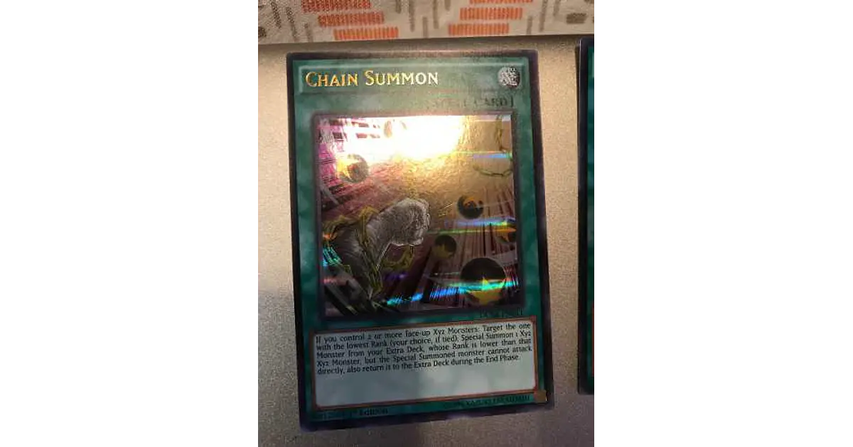 Chain Summon - dusa-en011 - Ultra Rare 1st Edition