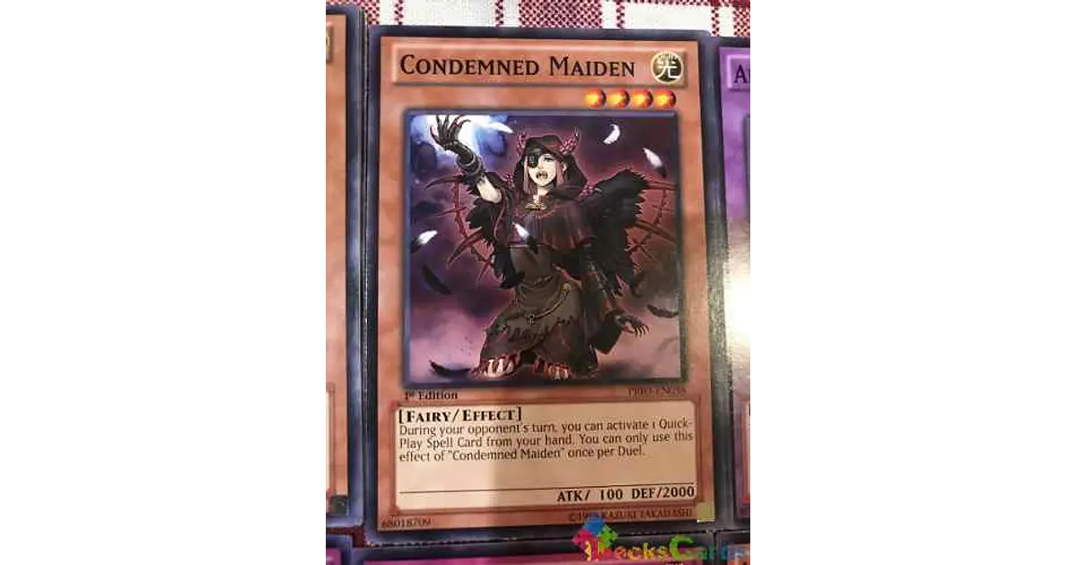 Condemned Maiden - prio-en038 - Common 1st Edition