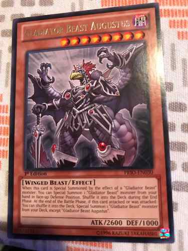 Gladiator Beast Augustus - prio-en030 - Rare 1s...