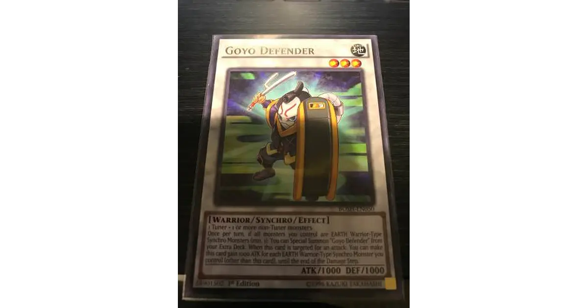 Goyo Defender - bosh-en050 - Rare 1st Edition