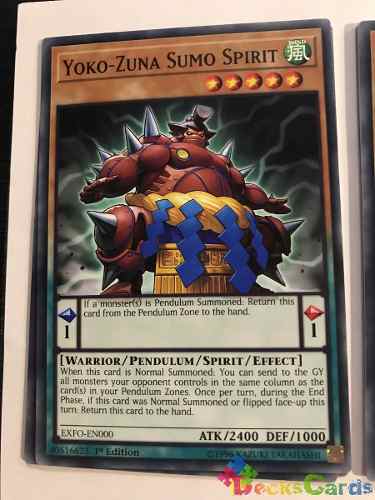 Yoko-zuna Sumo Spirit - Exfo-en000 - Common 1st Edition