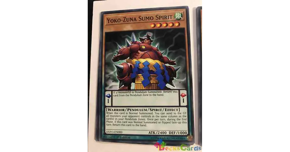 Yoko-zuna Sumo Spirit - Exfo-en000 - Common 1st Edition