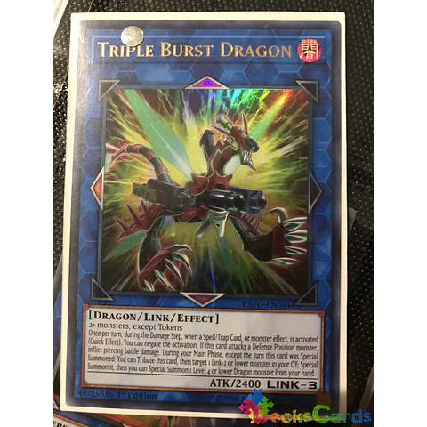 Triple Burst Dragon - Exfo-en044 - Ultra Rare 1st Edition