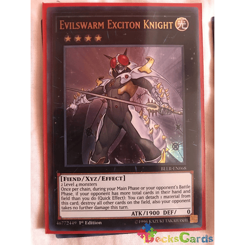 Evilswarm Exciton Knight - BLLR-EN068 - Ultra Rare 1st Ed...